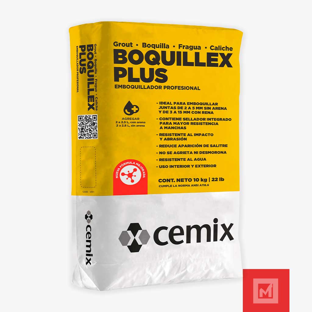 Boquilla Cemix Plus sin arena acero