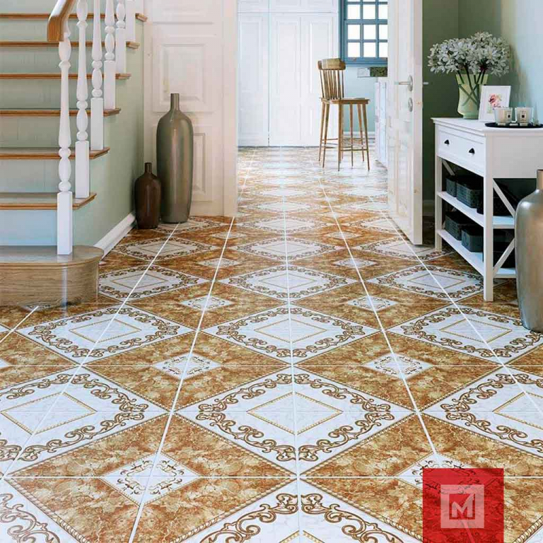 Piso Cerámico Carnaval Beige 33X33 | Distribuidora Mariscal