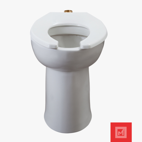 Distribuidora Mariscal | Inodoro Cadet 3 Elderly Con Fluxometro 17 Pulgadas