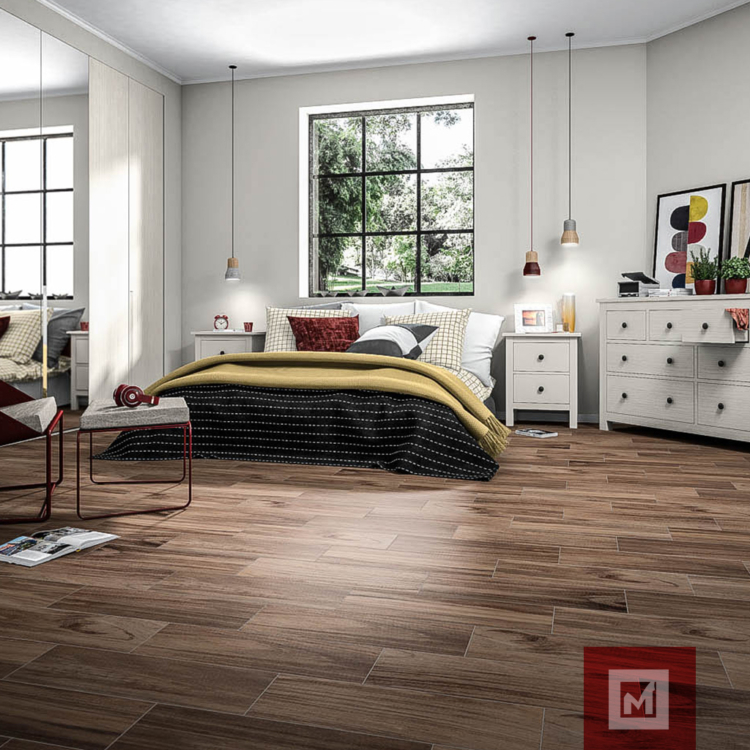 Piso Imitación Madera Congo Café | Distribuidora Mariscal