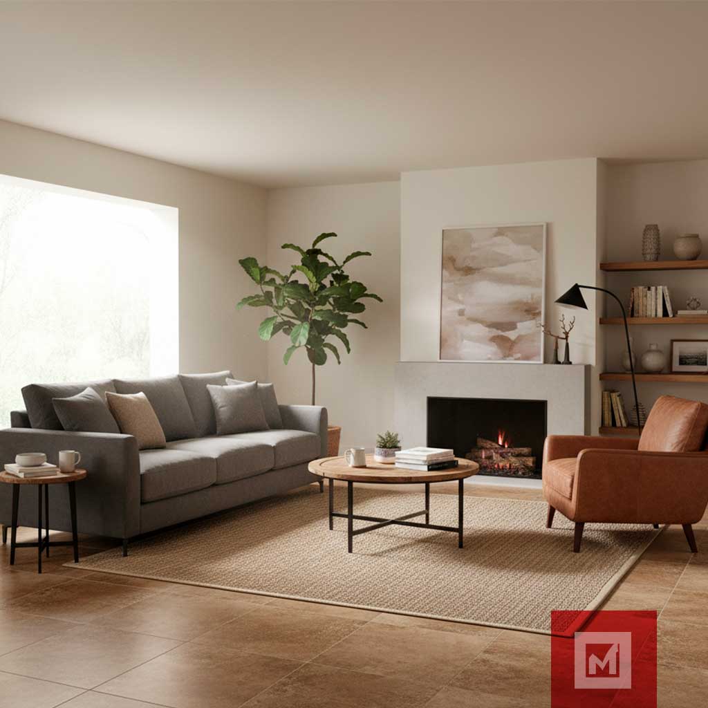 Piso Cerámico Nomad Bone 44X44